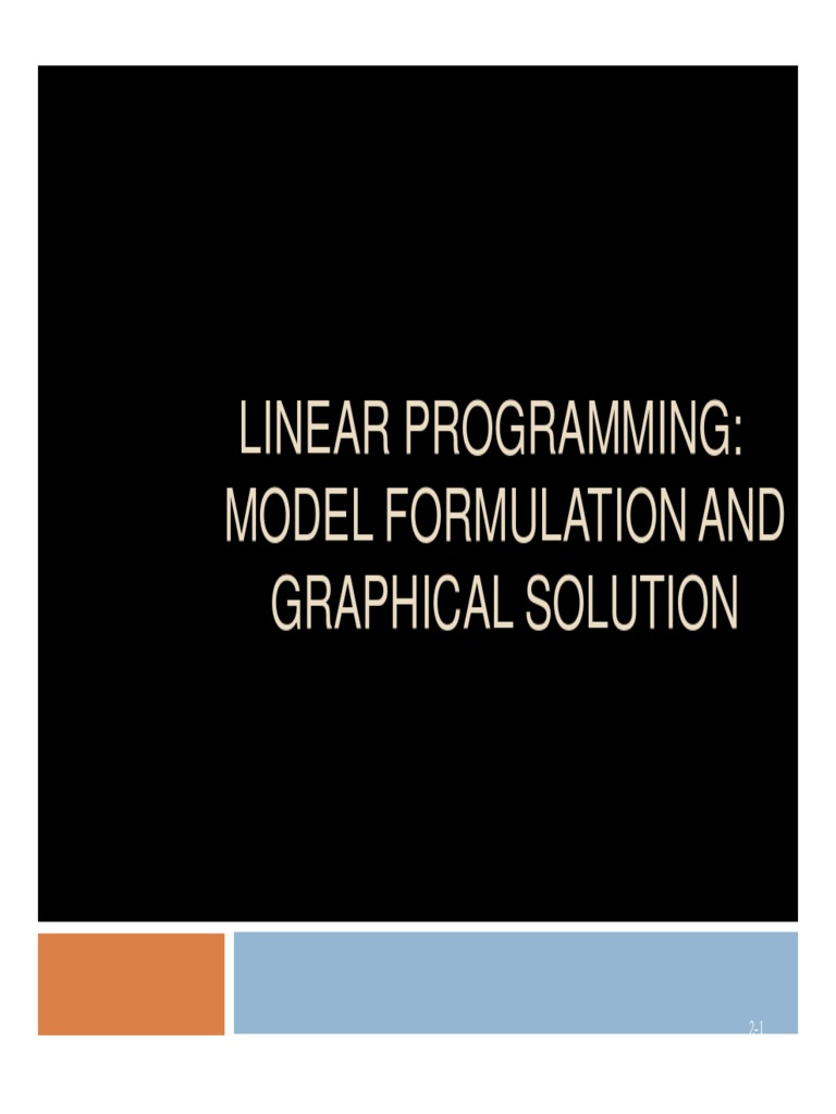Lpp Graphical Method Pdf Linear Programming Loss Function