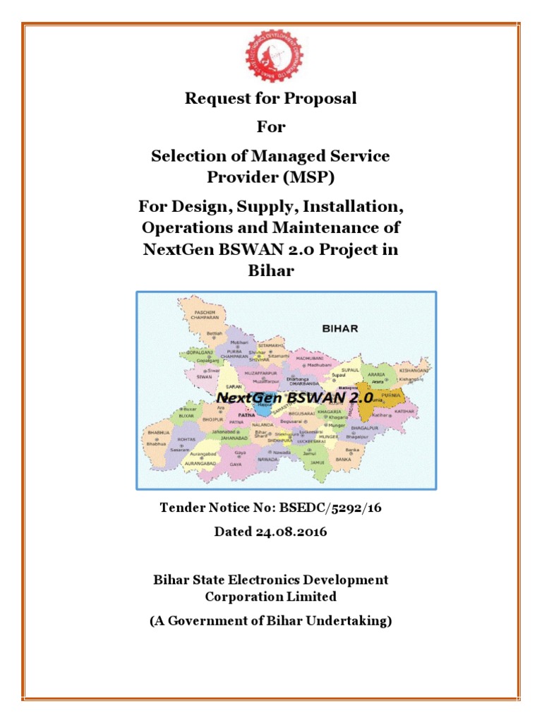 RFP Bswan 2.0 | PDF | Radius | Computer Network