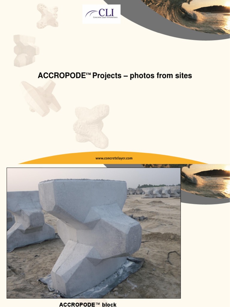 Accropode Projects - Photos From Sites | PDF