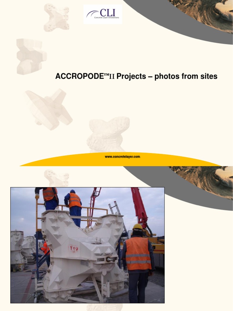Accropode II Presentation 2015 | PDF | Structural Engineering | Concrete