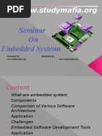 Embedded System Power Point Presentation | PDF | Embedded System | Computer Network