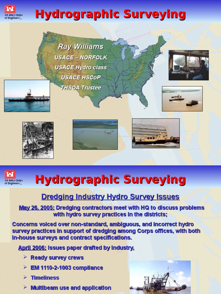 Hydrographic Surveying | PDF | United States Army Corps Of Engineers ...