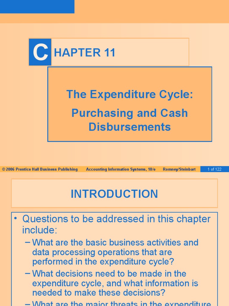 Expenditure Cycle | Accounts Payable | Inventory
