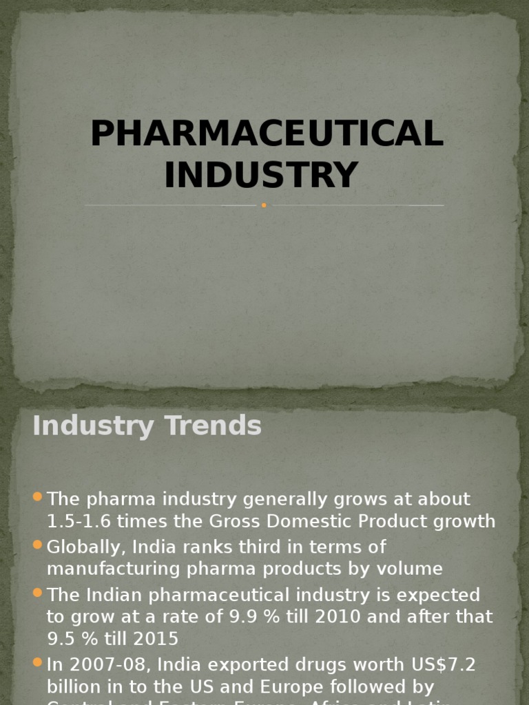 Pharmaceutical Industry | PDF | Phases Of Clinical Research ...