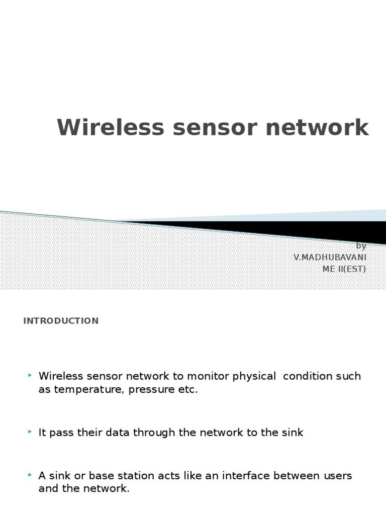Wireless Sensor Networks Overview | PDF