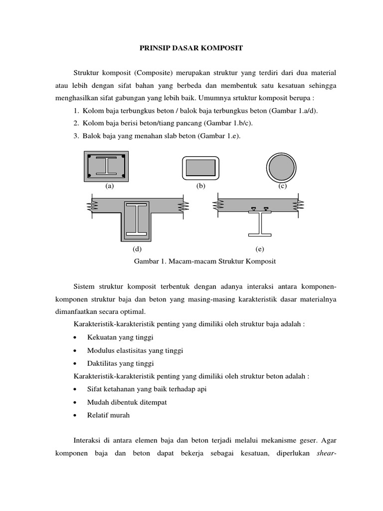 Balok Komposit | PDF | Seni | Teknologi & Rekayasa