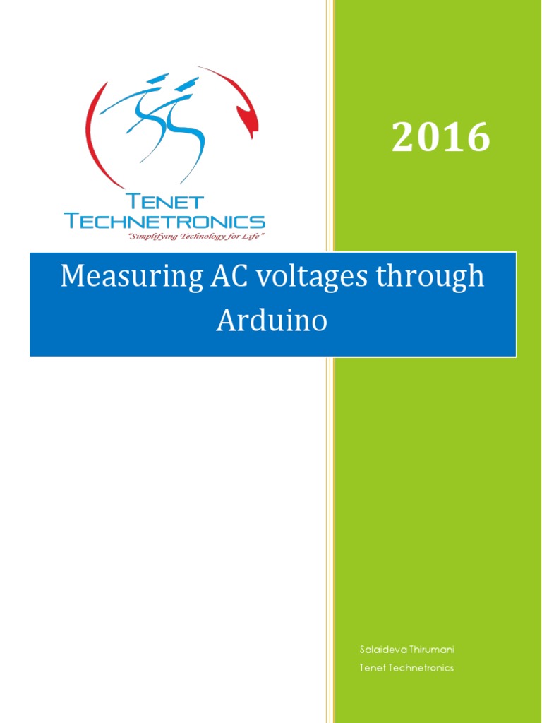 Measuring AC Voltage Through Arduino | PDF | Electric Power | Electricity
