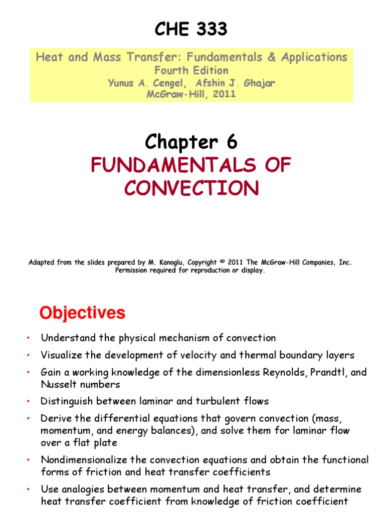 Fundamentals of Convection | PDF | Boundary Layer | Fluid Dynamics