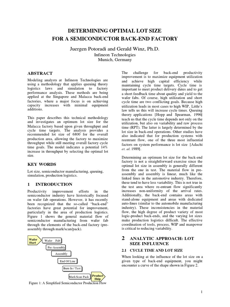 Determining Optimal Lot Size | PDF | Simulation | Mathematical Optimization