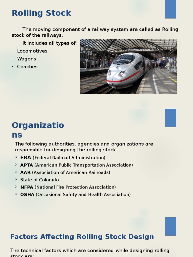 Rolling Stock Design Criteria | PDF | Locomotives | Brake