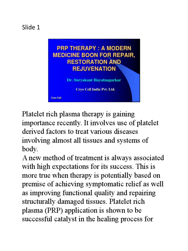 PRP in Dermatology | Platelet | Wound Healing