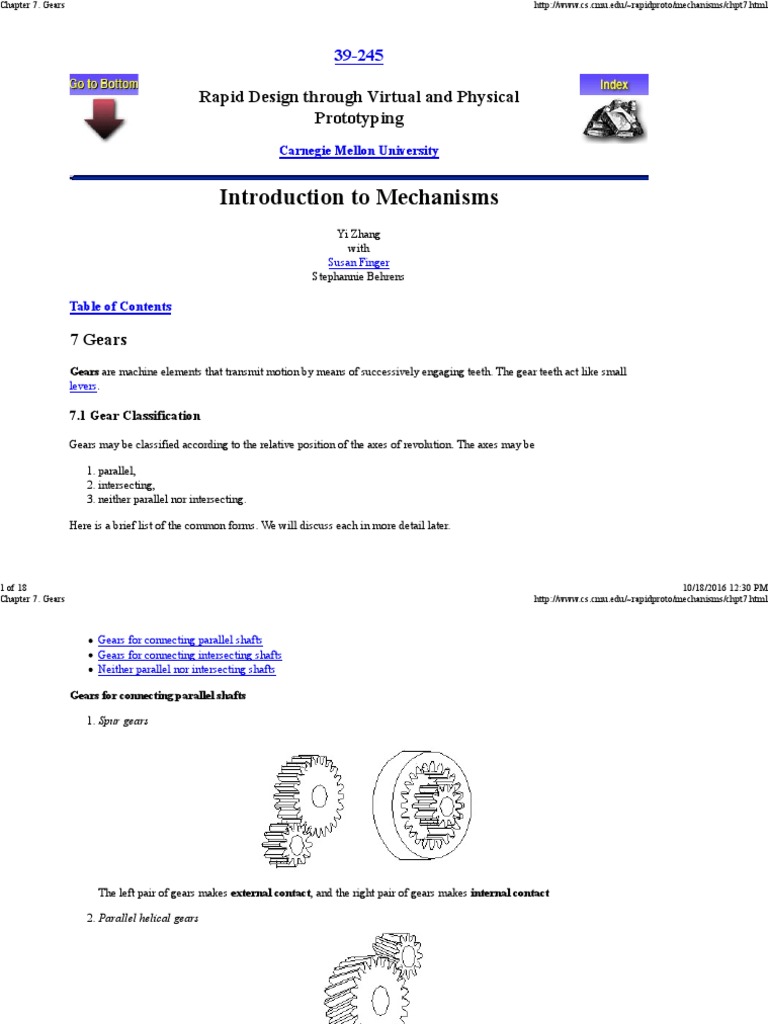 Introduction To Mechanisms: Rapid Design Through Virtual and Physical ...
