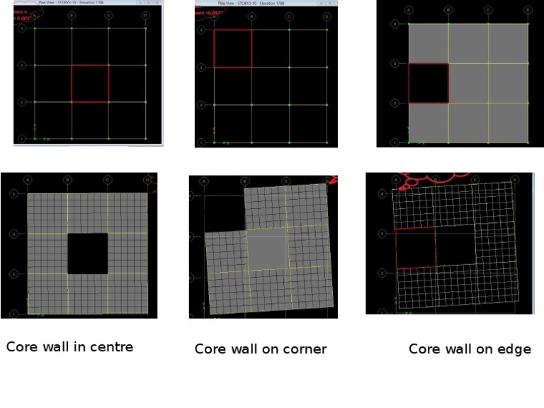 Core Wall in Centre Core Wall On Corner Core Wall On Edge | PDF