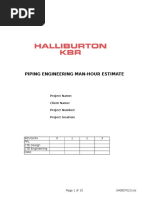 Standard Manhour Estimation: Fabrication & Welding | PDF | Steel ...