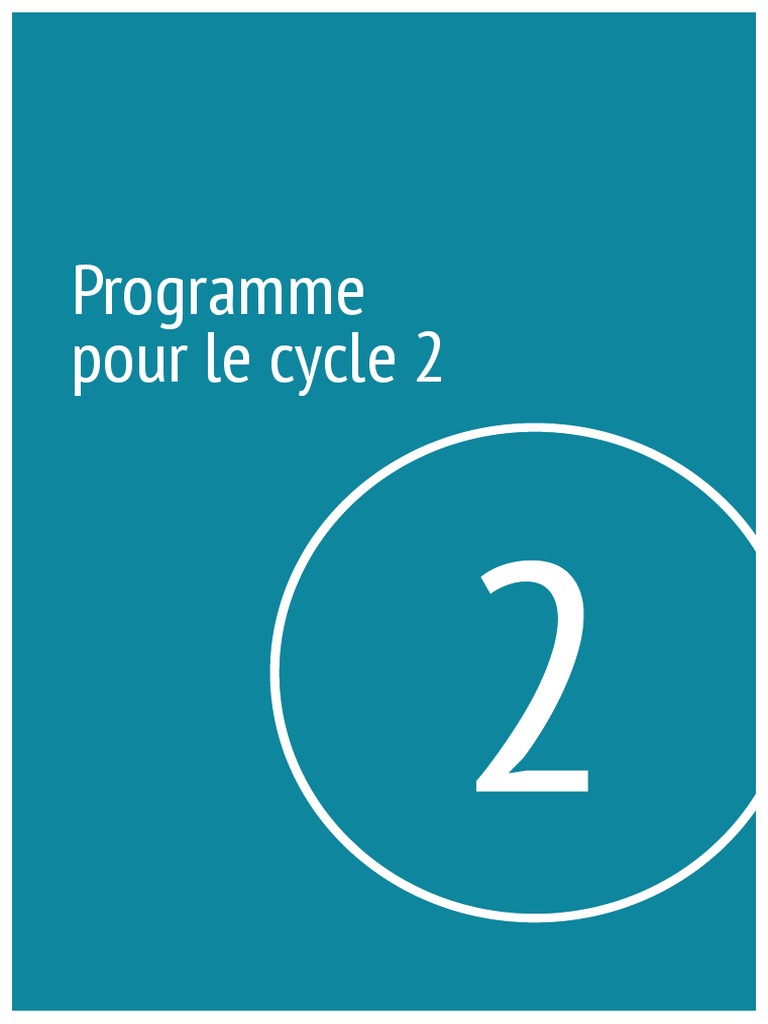 Programme Cycle 2 : Apprentissage Langue | PDF | Lecture (Processus ...