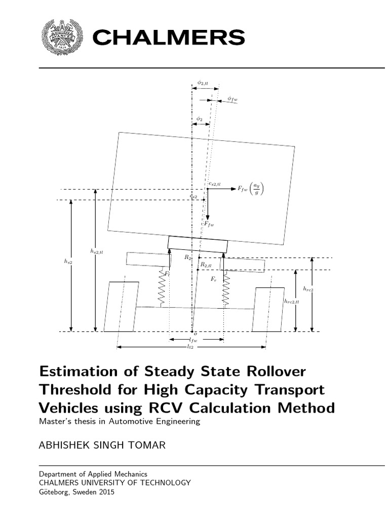 Estimation of Steady State Rollover Threshold For High Capacity ...
