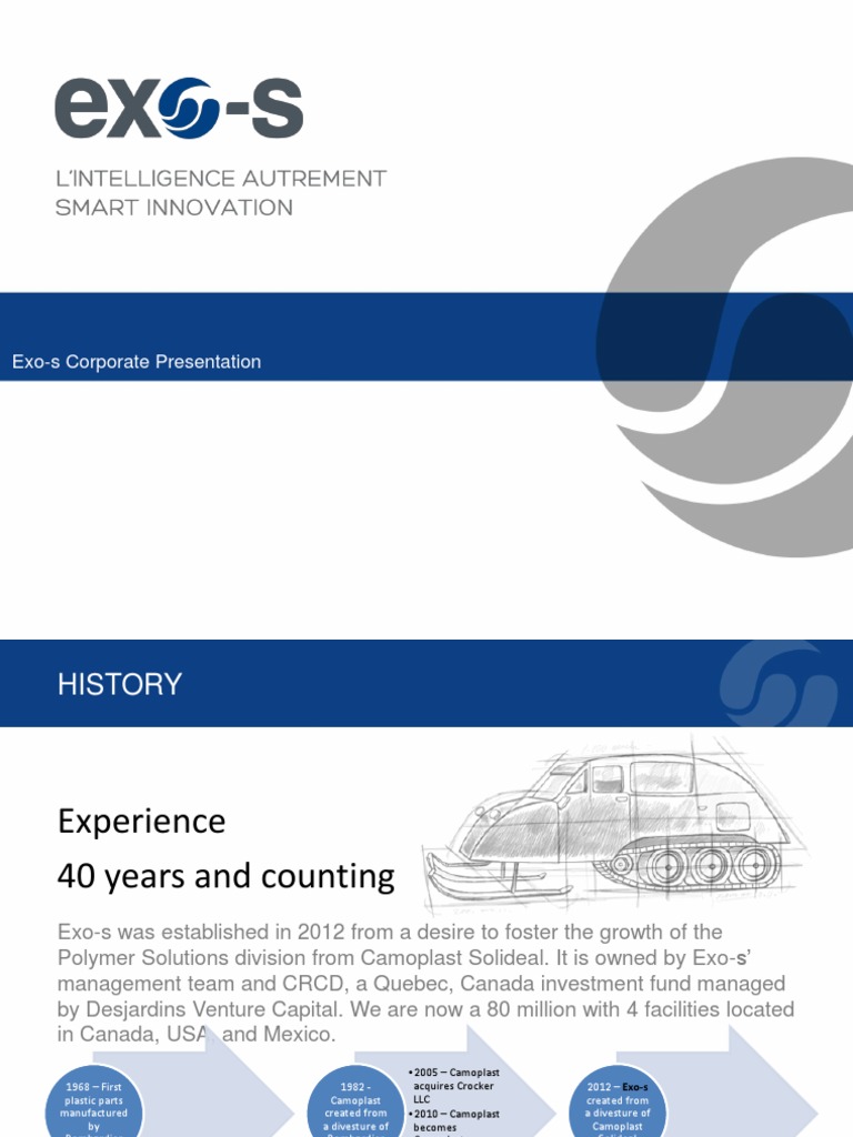 Exo-s Corporate Overview and Facilities | PDF | Vehicles | Industries