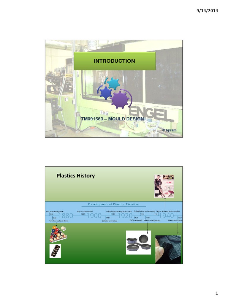 Introduction To Mold Design | PDF | Plastic | Viscosity
