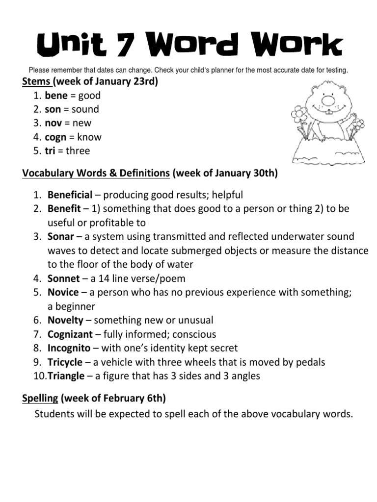 Wordworkunit 7 | PDF | Foreign Language Studies