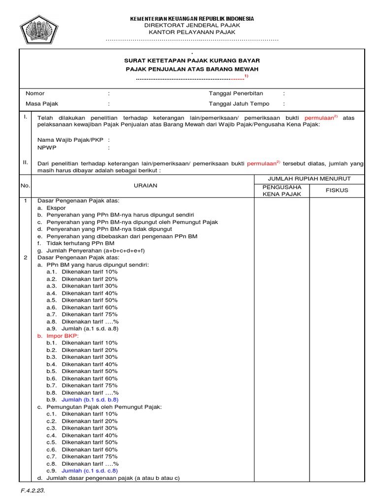SKPKB PPN BM - 0 | PDF