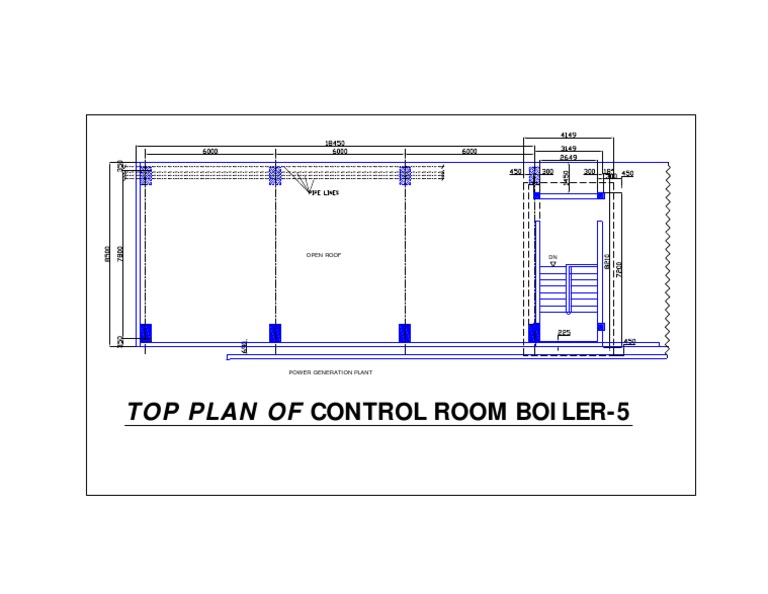 Top Plan PF Control Room Boiler 5 | PDF