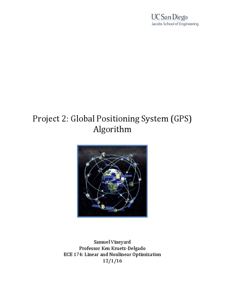 GPS Positioning Using Gradient Descent | PDF | Algorithms | Analysis