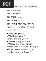 Sample Dear Family Letter | PDF