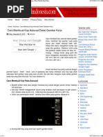 Contoh Etiket Gambar Teknik A3 | PDF | Komputer