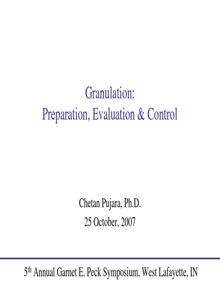 Granulation PDF | PDF