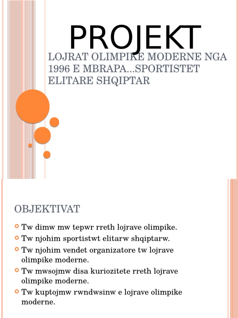 Lojrat Olimpike Moderne Nga 1996 e Mbrapa | PDF