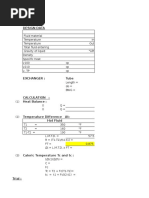 Condenser Design Calculation | PDF | Heat Transfer | Enthalpy