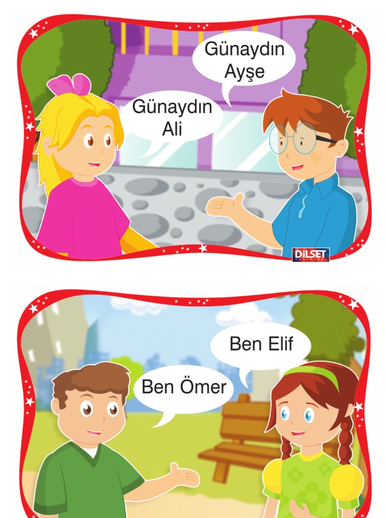 Sevgi Dili 1 Resimli Kartlar PDF | PDF