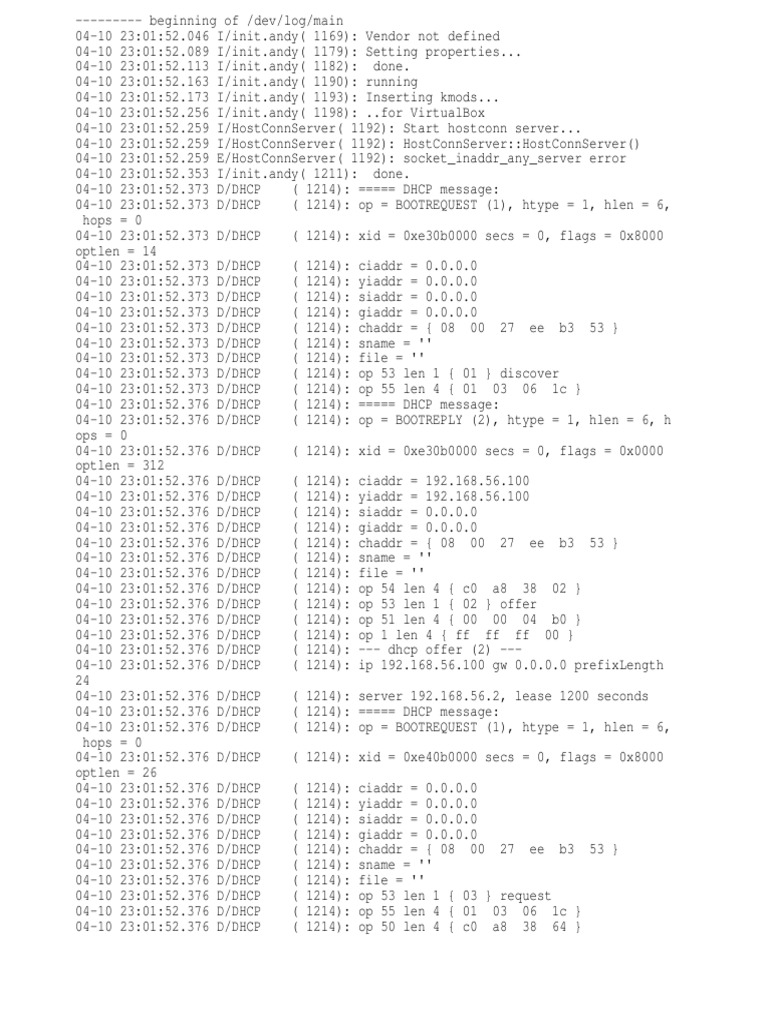 Logcat | PDF | Android (Operating System) | Application Programming Interface