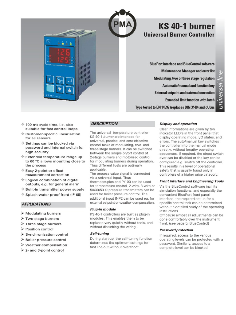 Controller Burner PDF | PDF | Relay | Switch