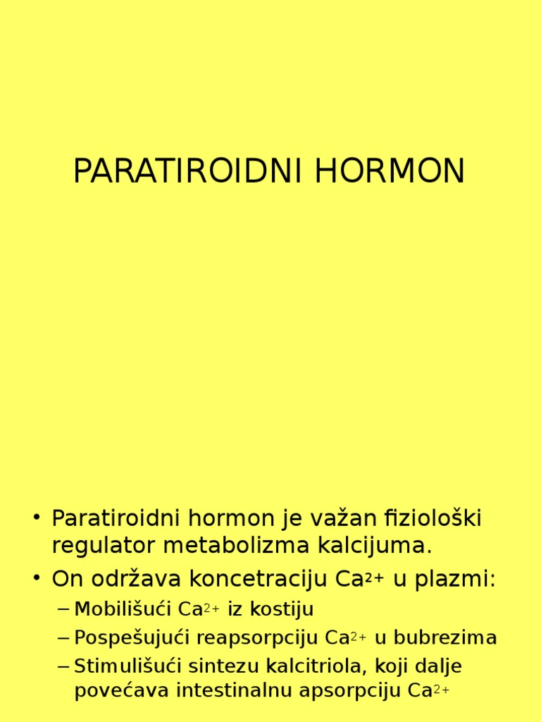Paratiroidni Hormon | PDF