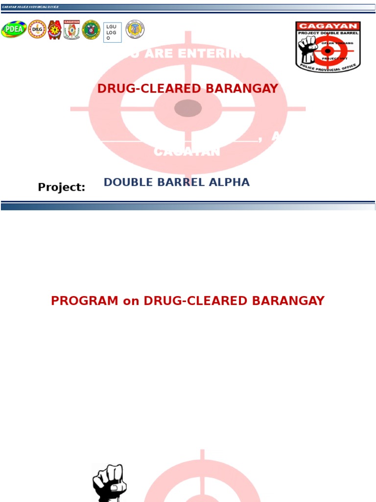 Tarp Drug Cleared Brgy Final | PDF