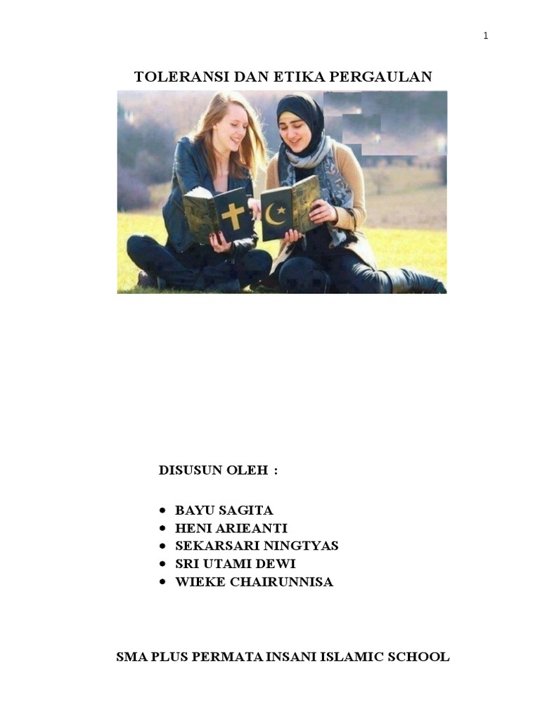Toleransi Dan Etika Pergaulan (Qurdist) | PDF