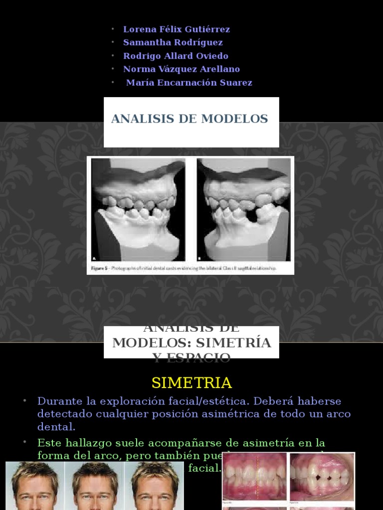 Analisis de Modelos y Analisis de Moyers | PDF | Diente | Boca