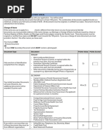 100 Point Checklist | PDF | Identity Document | Government And Personhood