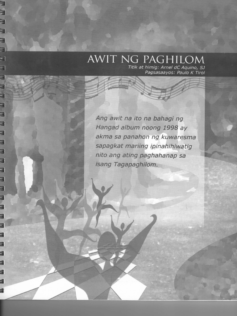 Awit NG Paghilom (Choral) PDF | PDF