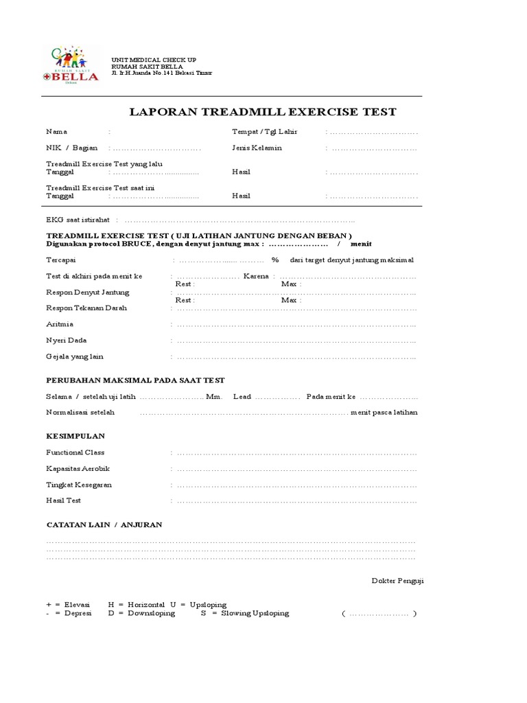 Laporan Hasil Tes Treadmill Jantung | PDF | Sains & Matematika | Komputer