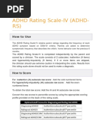 Preschool ADHD Questionnaire | PDF | Attention Deficit Hyperactivity ...