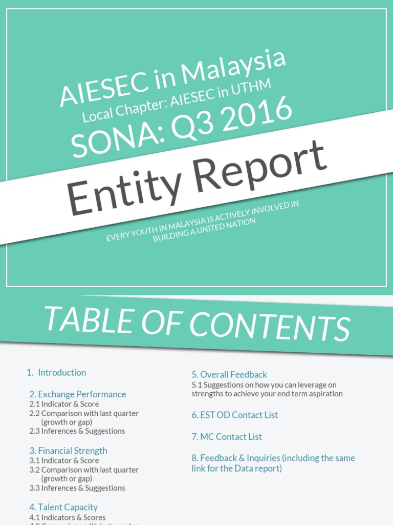 Uthm q3 Ey Report | PDF | Leadership | Sustainability