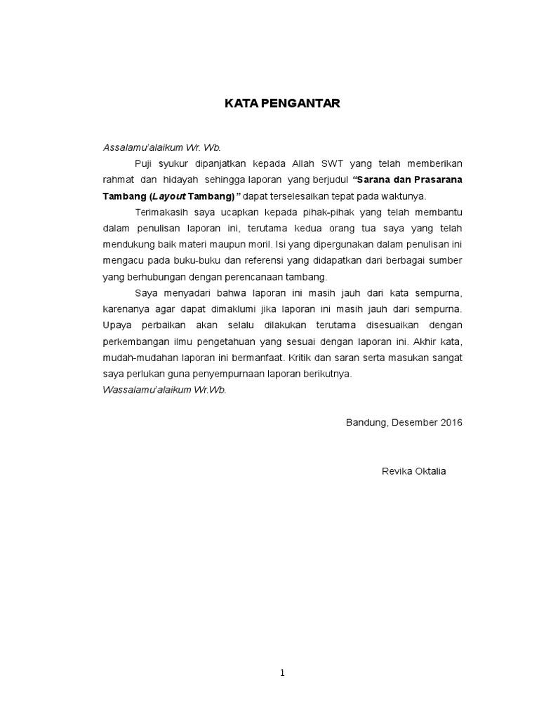 Layout Tambang | PDF