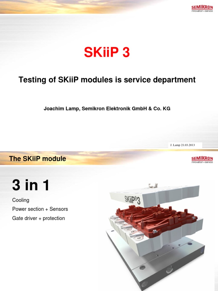 SKiiP Testing in Service All Types 2013-03-21 | PDF | Diode | Voltage