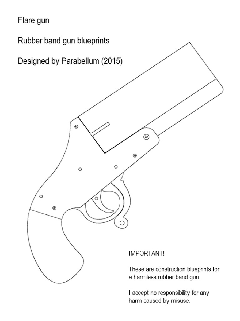 Rubber Band Flare Gun | PDF