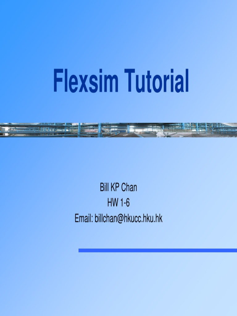 Flexsim Tutorial | PDF | Control Flow | Microsoft Excel