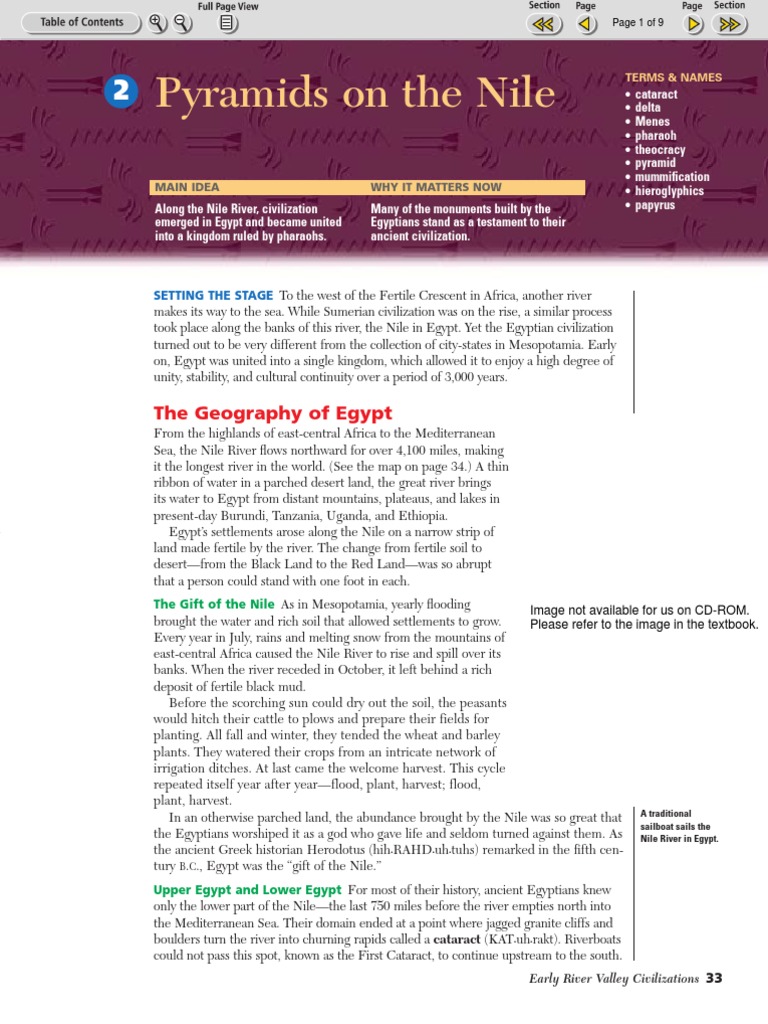 Pyramids On The Nile: The Geography of Egypt | PDF | Ancient Egypt | Mummy