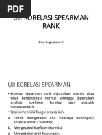 Analisis Korelasi Rank Spearman | PDF