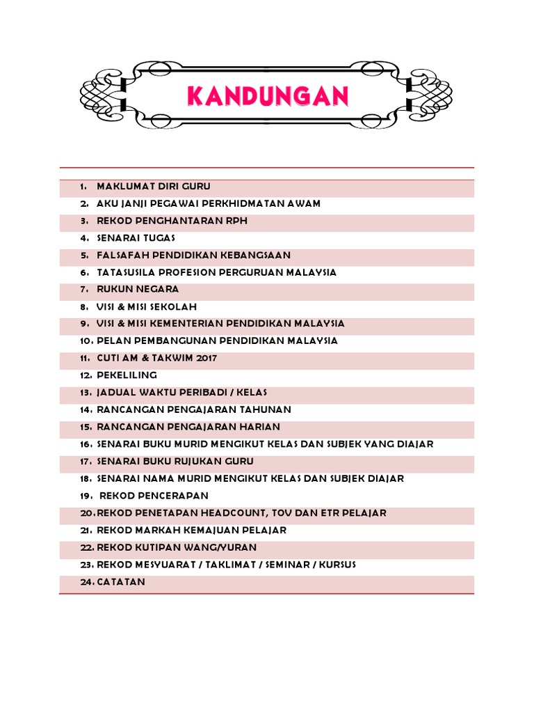 Tetulang Fail RPH | PDF